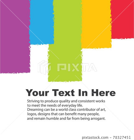 color paint vector illustration design - Stock Illustration [78327451 ...