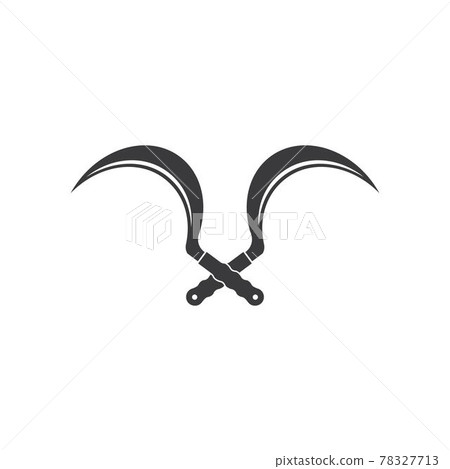 sickle icon vector illustration design - Stock Illustration [78327713 ...