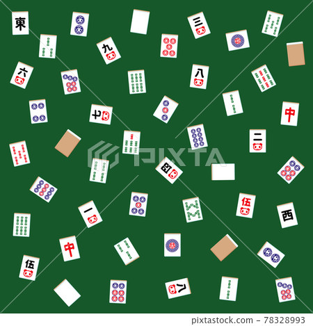 Mahjong tile pattern square size - Stock Illustration [78328993] - PIXTA