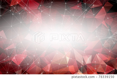 Red low poly background. Polygonal design... - Stock Illustration ...