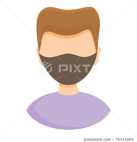 Anonymous mask icon, cartoon style - Stock Illustration [78343004] - PIXTA