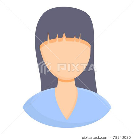 Anonymous mark icon, cartoon style - Stock Illustration [78343020] - PIXTA