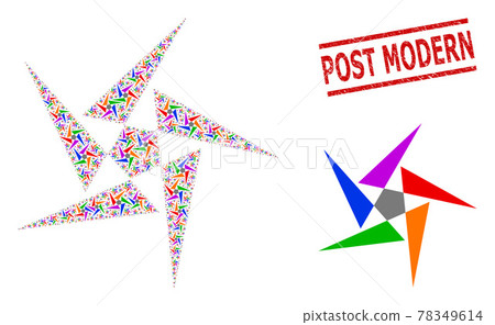 Abstraction Mosaic of Abstraction Items and... - Stock Illustration ...
