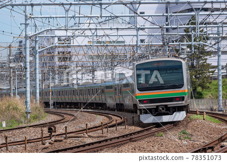 JR East Japan Takasaki Line / Utsunomiya Line /... - Stock Photo ...