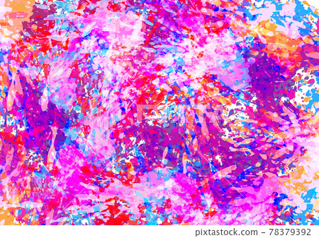 Abstract vector splatter multicolor paint... - Stock Illustration ...