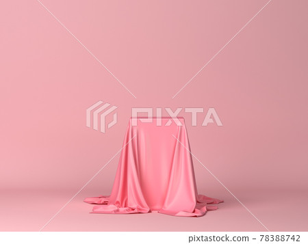 Cube covered with piece of cloth - Stock Illustration [78388742] - PIXTA