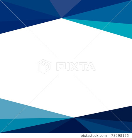 Geometric pattern frame triangle white space - Stock Illustration ...