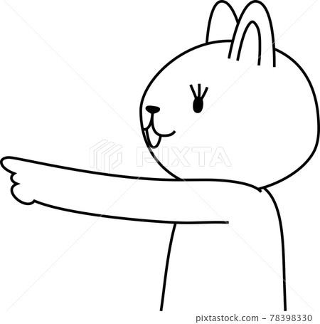Cats Kittens Guide Finger-pointing navigation - Stock Illustration ...