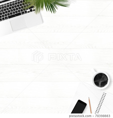 Telework image background - Stock Illustration [78398663] - PIXTA