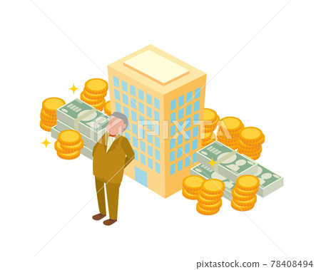 Rich isometric illustration - Stock Illustration [78408494] - PIXTA