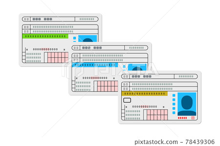 Illustration of 3 types of license 1 - Stock Illustration [78439306 ...