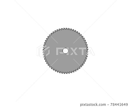 Saw blade, circular blade icon. Vector... - Stock Illustration ...