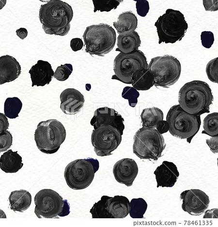 Hand drawn seamless pattern. Abstract... - Stock Illustration [78461335 ...