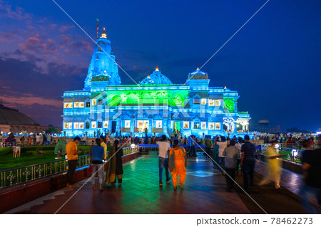 Prem Mandir Krishna Temple, Vrindavan - Stock Photo [78462273] - PIXTA