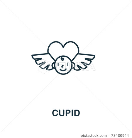 Cupid icon from valentines day collection.... - Stock Illustration ...