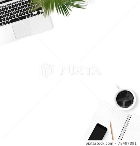 Telework image background - Stock Illustration [78497891] - PIXTA