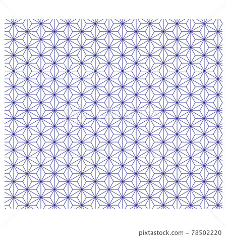 Hemp leaf pattern Japanese pattern background - Stock Illustration ...