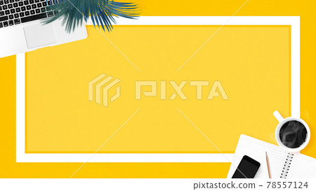 Telework image background - Stock Illustration [78557124] - PIXTA
