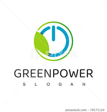 Green Power Logo Design Template - Stock Illustration [78571120] - PIXTA