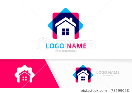 Simple property house logo. Real estate... - Stock Illustration ...
