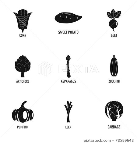 Dill icons set, simple style - Stock Illustration [78599648] - PIXTA