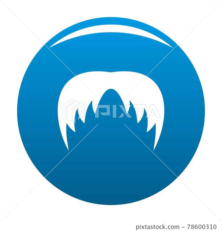 Head hair icon blue vector - Stock Illustration [78600310] - PIXTA