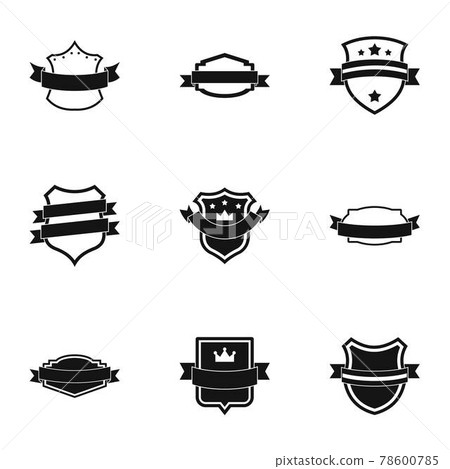 Norm icons set, simple style - Stock Illustration [78600785] - PIXTA