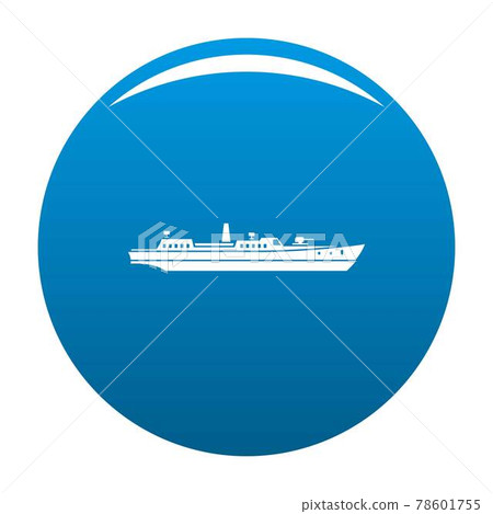 Ship combat icon blue vector - Stock Illustration [78601755] - PIXTA