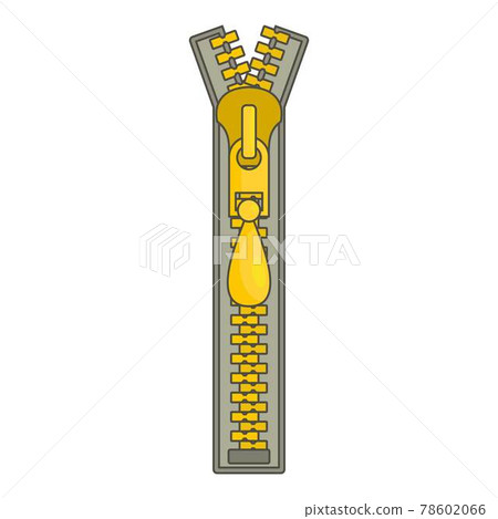 Small zip icon, cartoon style - Stock Illustration [78602066] - PIXTA