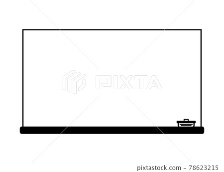 Simple blackboard line drawing illustration - Stock Illustration ...
