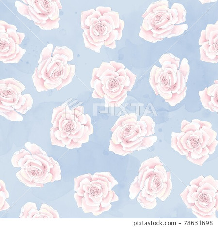 Seamless pattern. Spring delicate rose flowers.... - Stock Illustration ...