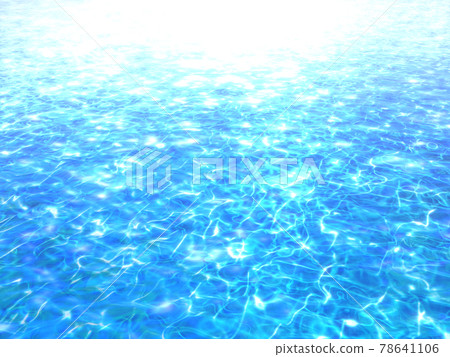 CG material on the sparkling water surface - Stock Illustration ...