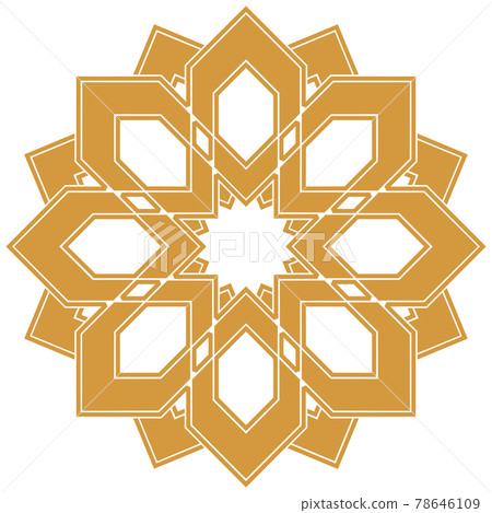 Decorative vector element for design in Eastern... - Stock Illustration ...