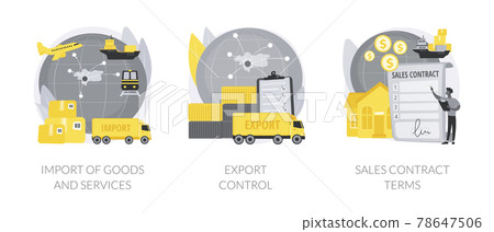 International sales abstract concept vector... - Stock Illustration ...
