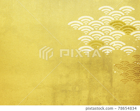 Basic Japanese style background composed of... - Stock Illustration ...