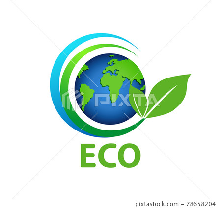 The concept of a healthy earth. Good ecology of... - Stock Illustration ...