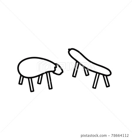 Obon spirit horse spirit cow - Stock Illustration [78664112] - PIXTA