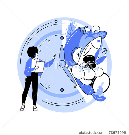 Intermittent fasting abstract concept vector... - Stock Illustration ...