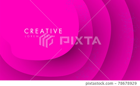 Modern wavy graphic design elements in shape of... - Stock Illustration ...