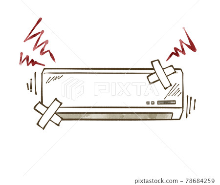 Air conditioner out of order - Stock Illustration [78684259] - PIXTA