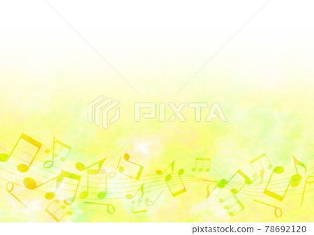 Watercolor texture of yellow notes - Stock Illustration [78692120] - PIXTA