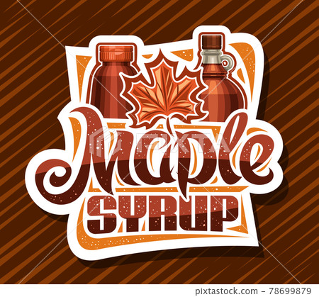 Vector logo for Maple Syrup - Stock Illustration [78699879] - PIXTA