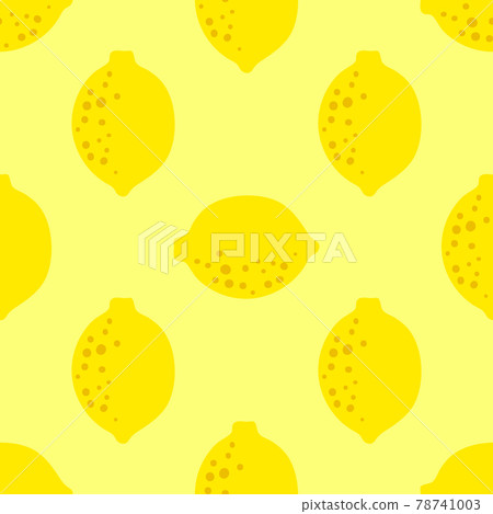 Lemon yellow pattern seamless in bright colors.... - Stock Illustration ...