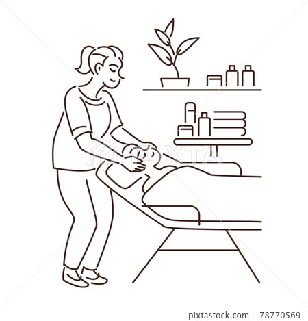 vector, vectors, aesthetician - Stock Illustration [78770569] - PIXTA