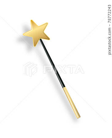 Vector illustration of miracle magical stick... - Stock Illustration ...