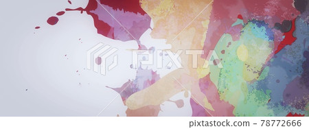 Colorfully painted abstract background - Stock Illustration [78772666 ...