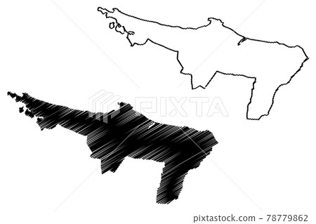Loiza municipality (Commonwealth of Puerto... - Stock Illustration ...