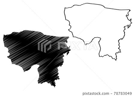 River Gee County (Counties of Liberia, Republic... - Stock Illustration ...