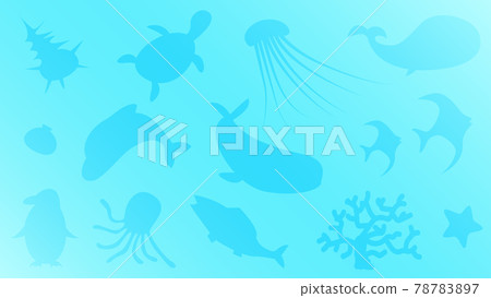 Underwater underwater fish shadow background... - Stock Illustration ...