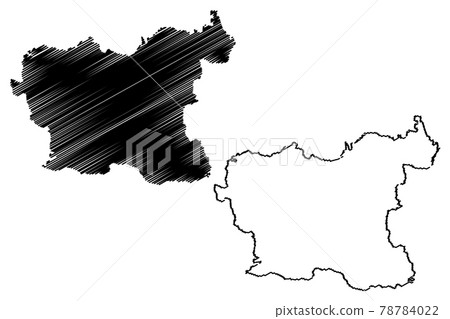 Lovech Province (Republic of Bulgaria,... - Stock Illustration ...